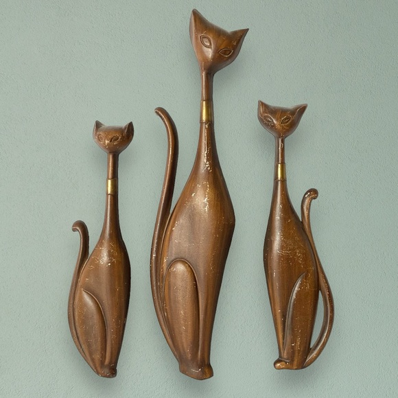 Sexton USA | Wall Decor | 3 Vintage 6s Sexton Mid Century Metal Wall ...